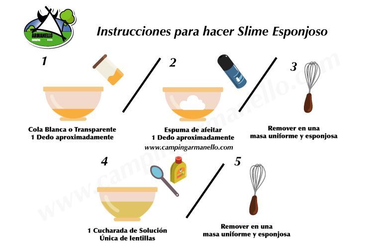 ≫ Como hacer Slime Casero - 【 Tutorial paso a paso con Fotos